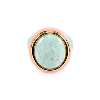 Aur&eacute;lie Bidermann Bague Tabarin en laiton et plaqu&eacute; or