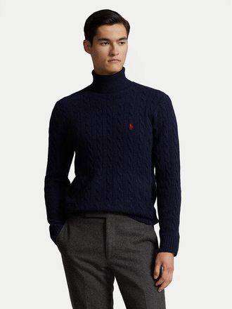 Polo Ralph Lauren Rollkragenpullover 710876836005 Dunkelblau Regular Fit