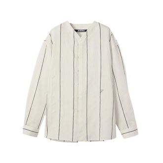 Jacquemus Homme, Chemises, Blanc, Taille: L La Chemise Venice