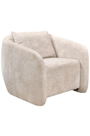 Ambia Home Sessel, Beige, Textil, F&uuml;llung: Polyester, 87x75x95 cm, Wohnzimmer, Sessel, Polstersessel