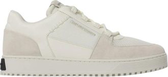 Emporio Armani Homme, Chaussures, Blanc, Taille: 41 EU Baskets logo