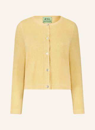 FTC Ftc Cashmere Strickjacke gelb