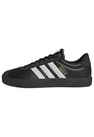 adidas Vl Court 3.0 Chaussures pour homme, Noir/gris orbite/doré métallisé, 48 EU