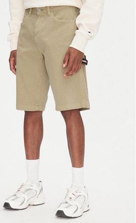 Tommy Jeans Stoffshorts Jaimie DM0DM21951 Beige Slim Fit