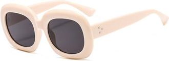 Generic Lunettes De Soleil D&eacute;coratives Dext&eacute;rieur For Femmes Vacances For Hommes(Beige)