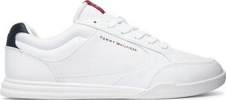 Tommy Hilfiger Sneakers Low Pro Cupsole Perf Leather FM0FM05944 Wei&szlig;