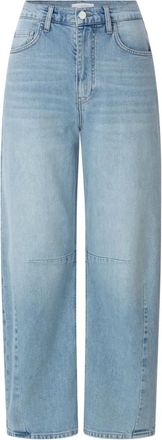 Rich & Royal Rich & Royal - Jean Barrel - Femme - Jeans - Bleu - Taille: W31 L32