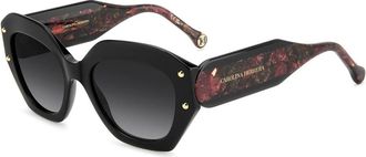 Carolina Herrera Femme, Accessoires, Noir, Taille: 53 MM HER 0365/S Lunettes de soleil