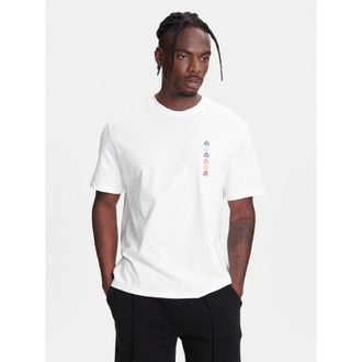 Benetton United Colors Of Benetton T-Shirt 3BL0U10A1 Weiß Oversize