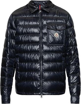 Moncler Homme, Vestes, Bleu, Taille: 4XL Mourillon Down Jacket