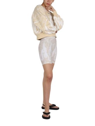 Vision Of Super Paisley Pattern Bermuda - Beige