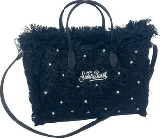 MC2 Saint Barth Femme, Sacs, Noir, Taille: ONE Size Colette Wool Ribstrass