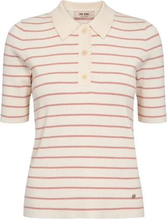 Mos Mosh MOS Mosh, Femme, Tops, Multicolore, Taille: 44 FR MMCaliz Stripe SS Knit