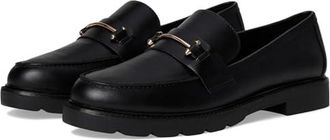 Anne Klein Mocassins plats Emme pour femme, Noir lisse, 36 EU
