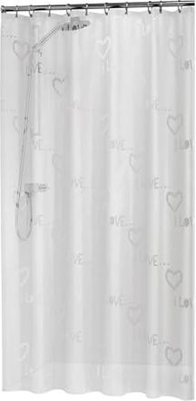 Sealskin Duschvorhang Condens, PEVA, Farbe: Weiß, B x H: 180 x 200 cm