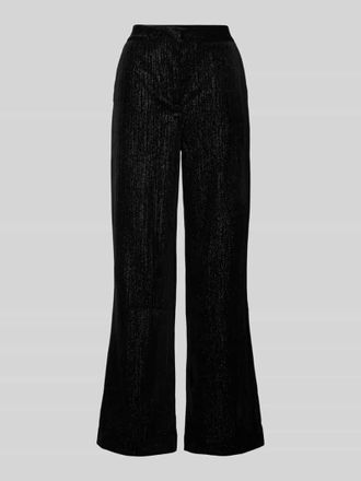 Ichi Flared Stoffhose mit Effektgarn Modell KATE GLAMOUR