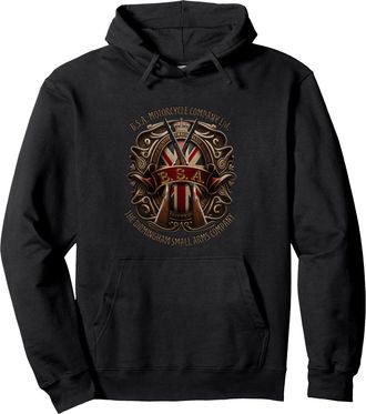 Entro BSA Motorradabzeichen im Vintage-Stil Pullover Hoodie