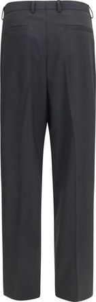 Dolce & Gabbana Mens Black Wool Oves Aries Dress Pants