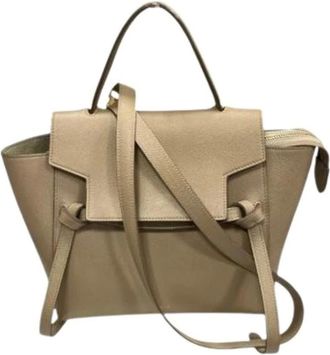 Celine Sac &agrave; main Vintage Pre-owned- Sac bandouli&egrave;re - Femme - Pre-owned - Beige - Taille: ONE Size