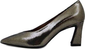 OSVALDO PERICOLI Decolleté en cuir canne, talon moyen 7 cm, fabriqué en Italie, A72, Canne à fusil., 39 EU