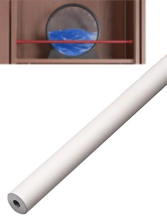 Generic Seitlich montiertes Rundrohrgel&auml;nder aus Aluminiumlegierung - Kantenschutz und St&uuml;tzstange for Holzschr&auml;nke und B&uuml;cherregale(Color7,L100cm/39.3)