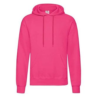 Fruit Of The Loom Sweat &agrave; Capuche Classique pour Homme, Fuchsia, M