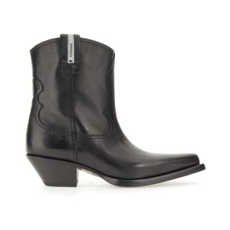 Premiata Texanischer Lederstiefel - - Shoes - Damen - Schwarzk - 36 EU