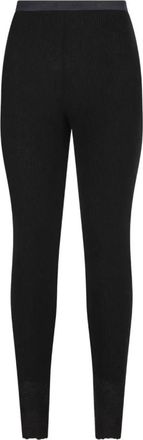 Valentino Garavani Femme, Pantalons, Noir, Taille: 42 FR Cashmere Leggings