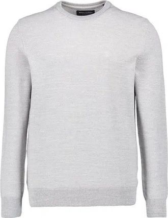 Marc O'Polo Herren Pullover grau unifarben