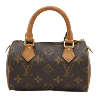 Louis Vuitton Pre-owned Mini Speedy - Femme - Pre-owned - Brun - Taille: ONE Size
