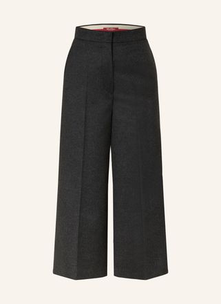 Max Mara Max Mara Studio Marlenehose Marengo Aus Flanell grau