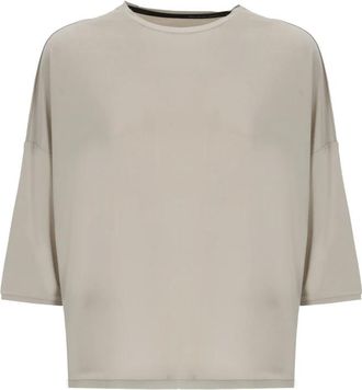Roberto Ricci Design Rrd, Femme, Tops, Beige, Taille: 36 FR T-Shirt &agrave; Manches Courtes et Col Rond