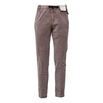 White Sand Chino-Hose mit Tunnelzug - - Trousers - Herren - Braun - XS