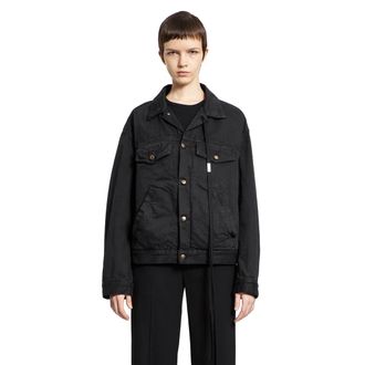 Ann Demeulemeester Marthe 5 Pocket High-Comfort Denim Blouson