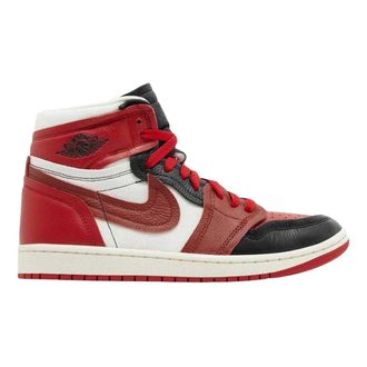 Nike Air Jordan 1 Sneaker f&uuml;r Damen, Leder (Blau/Schwarz/Wei&szlig;)