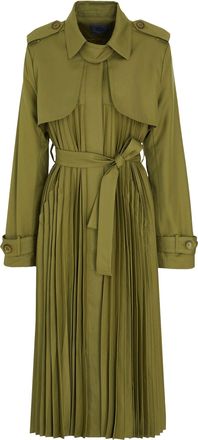 8 by YOOX RECYCLED POLY PLEATED MIDI TRECH