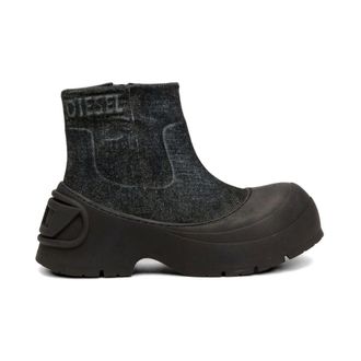 Diesel Homme, Chaussures, Noir, Taille: 43 EU Bottes D-Donald Zip MD