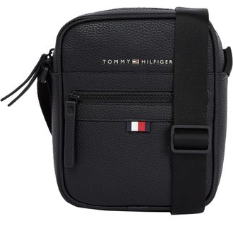 Tommy Hilfiger Herren Essential Crossbody Bag Umhängetasche, Schwarz