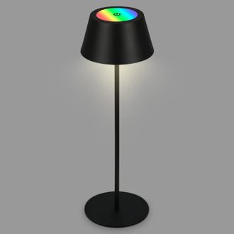 Briloner LED Tischlampe kabellos mit Touch, dimmbar in Stufen, höhenverstellbar, Nachttischlampe, Leselampe, LED Lampe, Campinglampe, Tischleuchte, Akkulampe, 