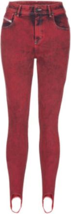 Diesel Damen, Jeans, Rot, W26 L32Größe