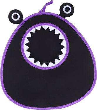 Cabilock Badewannenspielzeug Aufbewahrungstasche aus Neopren und Netz Großer Mund Design Leicht Hängender Badespielzeug Organizer für Badezimmer Schwarz