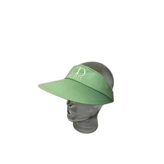 Dior Chapeau Vintage en Coton Pre-owned - Femme - Pre-owned - Vert - Taille: ONE Size