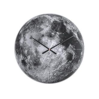 Karlsson KA5475 Horloge Moon Glass, Gris