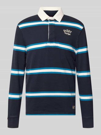 Superdry Regular Fit Poloshirt mit Logo-Stitching