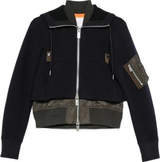 sacai Damen, Jacken, Blau, MGr&ouml;&szlig;e