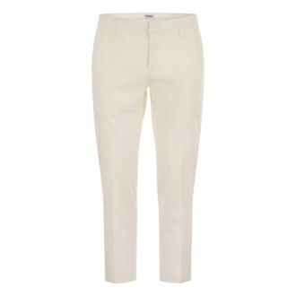Dondup Homme, Pantalons, Blanc, Taille: W36 Alfredo Pantalon Slim-fit