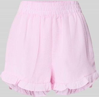 A-View Relaxed Fit Shorts mit Strukturmuster Modell Sonja