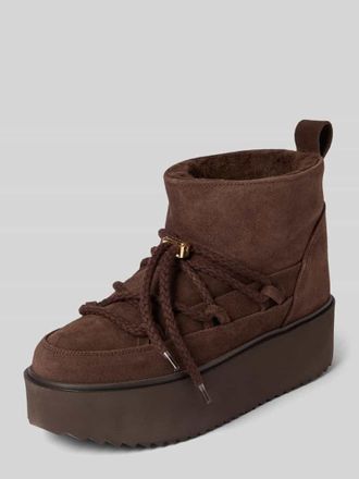 INUIKII Boots aus Leder mit Plateausohle Modell CLASSIC LOW PLATFORM