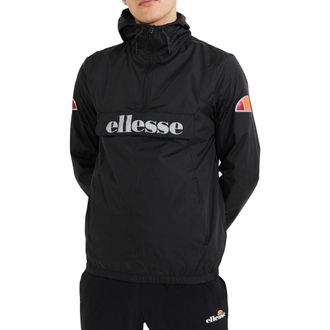 Ellesse Acera Kapuzenjacke f&uuml;r Herren, &Uuml;ber den Kopf (Schwarz)