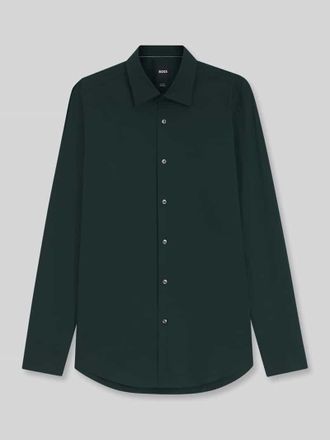 HUGO BOSS Slim Fit Businesshemd aus Baumwoll-Mix Modell HANK